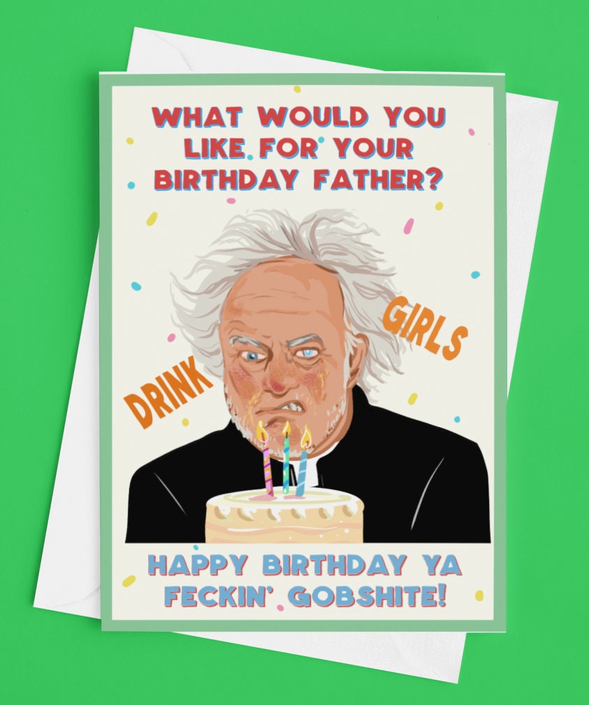 Father Ted 'father Jack' Birthday Card - Etsy