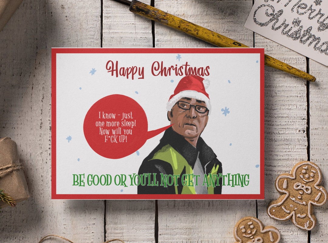 Belfast Bouncer Meme Christmas Card - Etsy