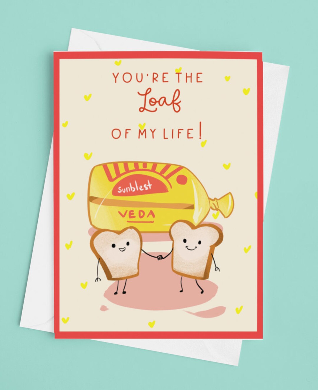 Veda Loaf Funny Belfast Valentines Day Card - Etsy