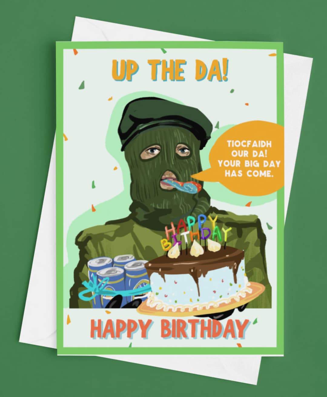 Up the Da Northern Irish Humour Father Birthday Card - Etsy