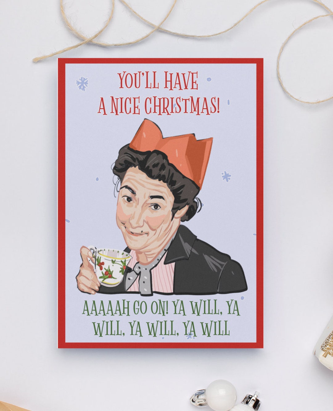 Father Ted 'mrs Doyle' Christmas Card - Etsy