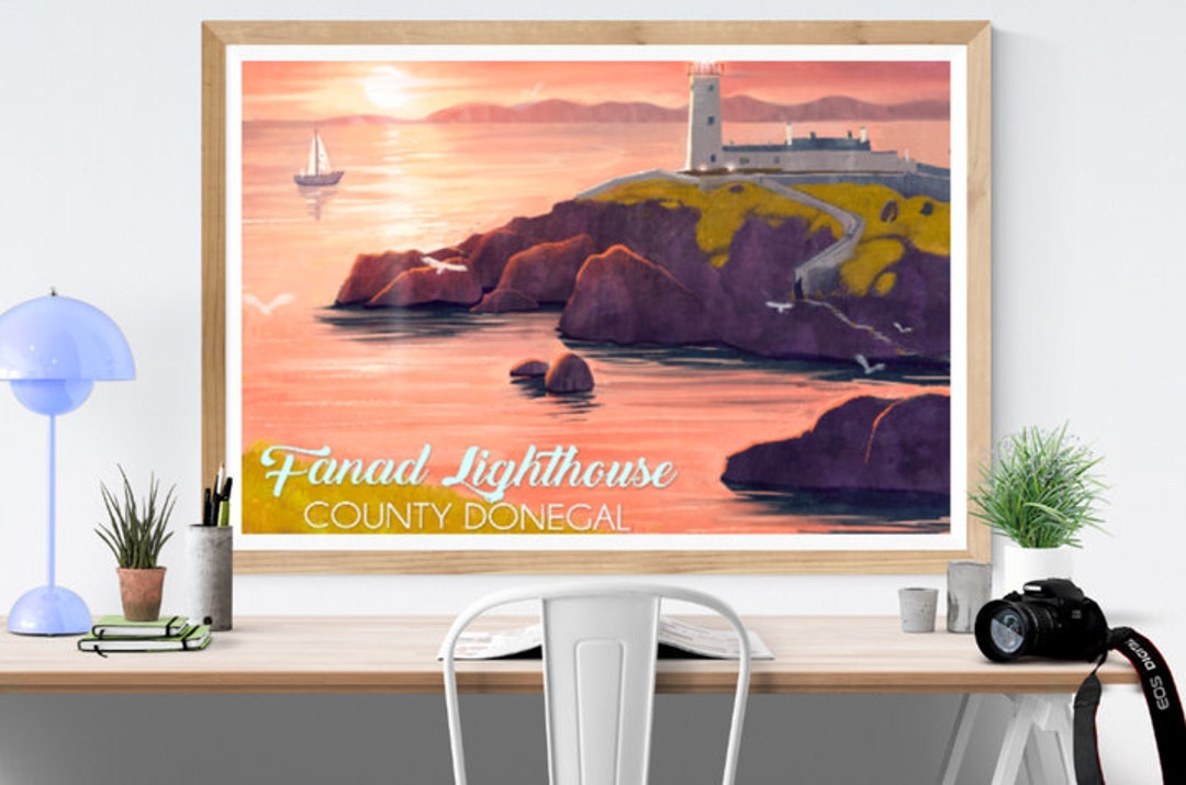 Fanad Lighthouse, Donegal, Ireland Print - Etsy