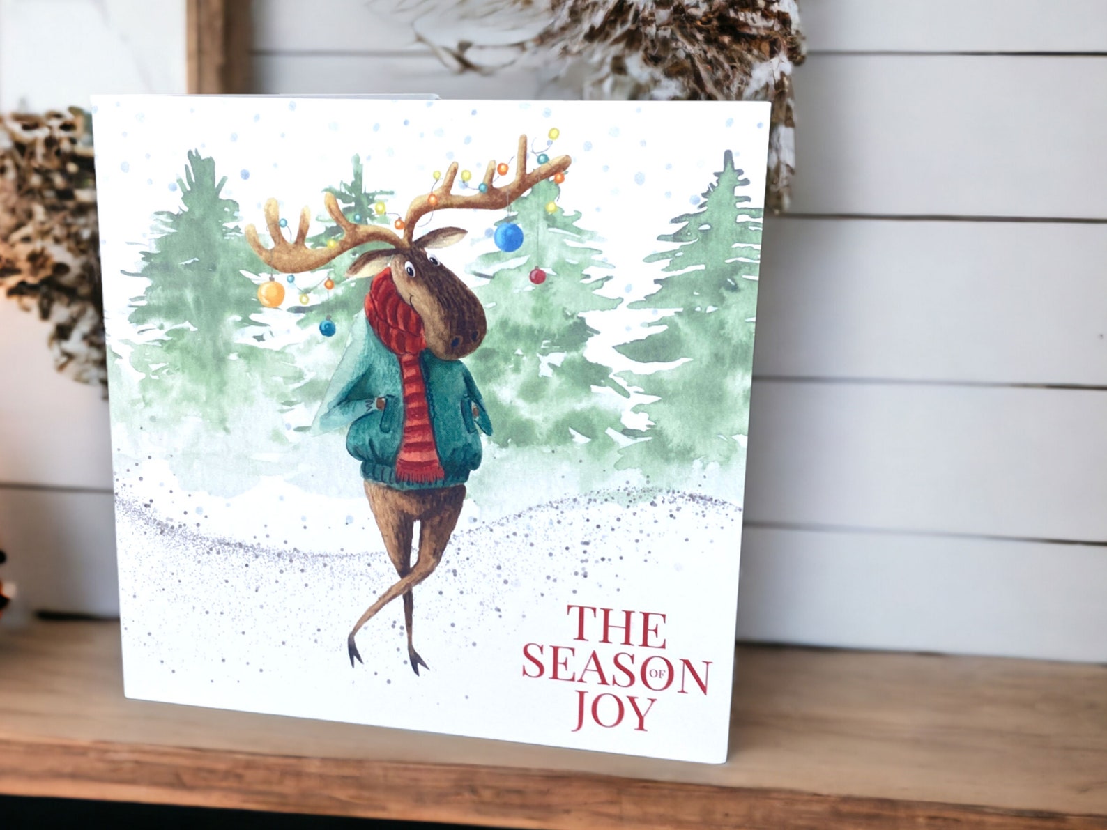Pack of 10 Christmas Cards | Winter Woodland Animals Christmas Card Set | Festive Cards ...