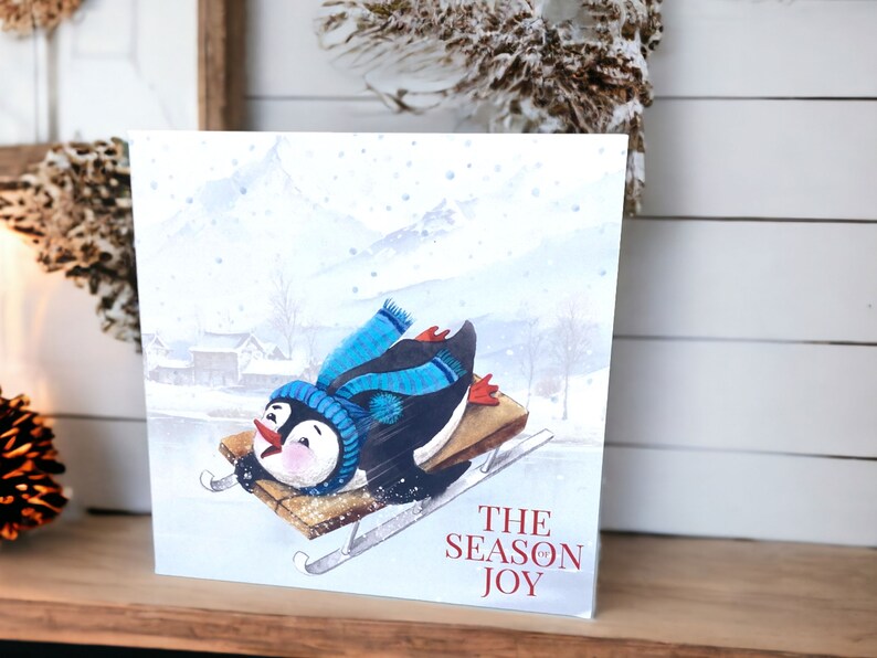 Pack of 10 Christmas Cards | Winter Woodland Animals Christmas Card Set ...