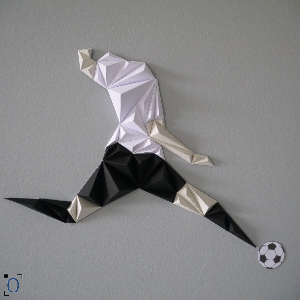 Kit Papercraft, Football Players, Wall Decoration, Made in France ...