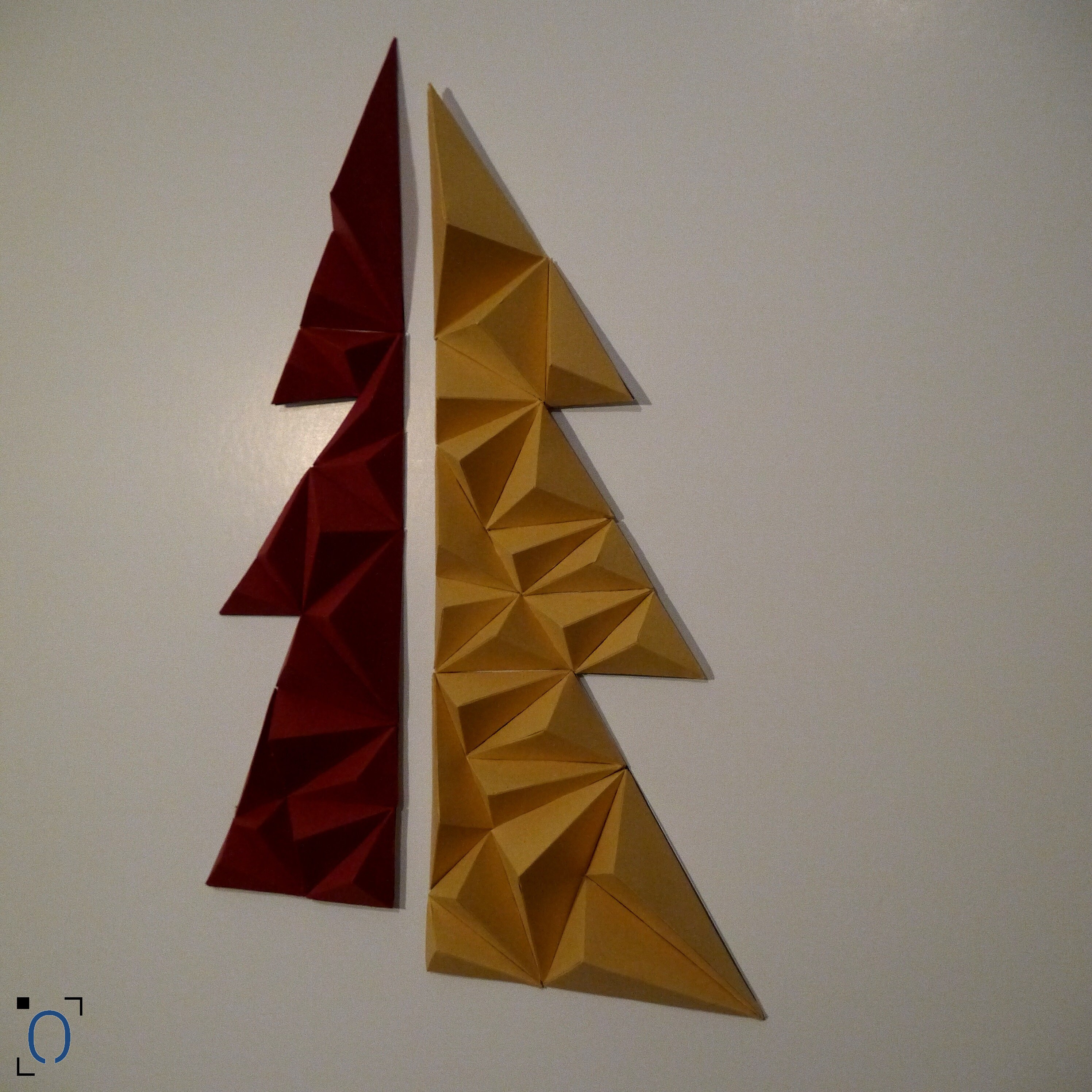 Kit Papercraft, Christmas Trees S/M Size, Santa Claus, Made in France ...