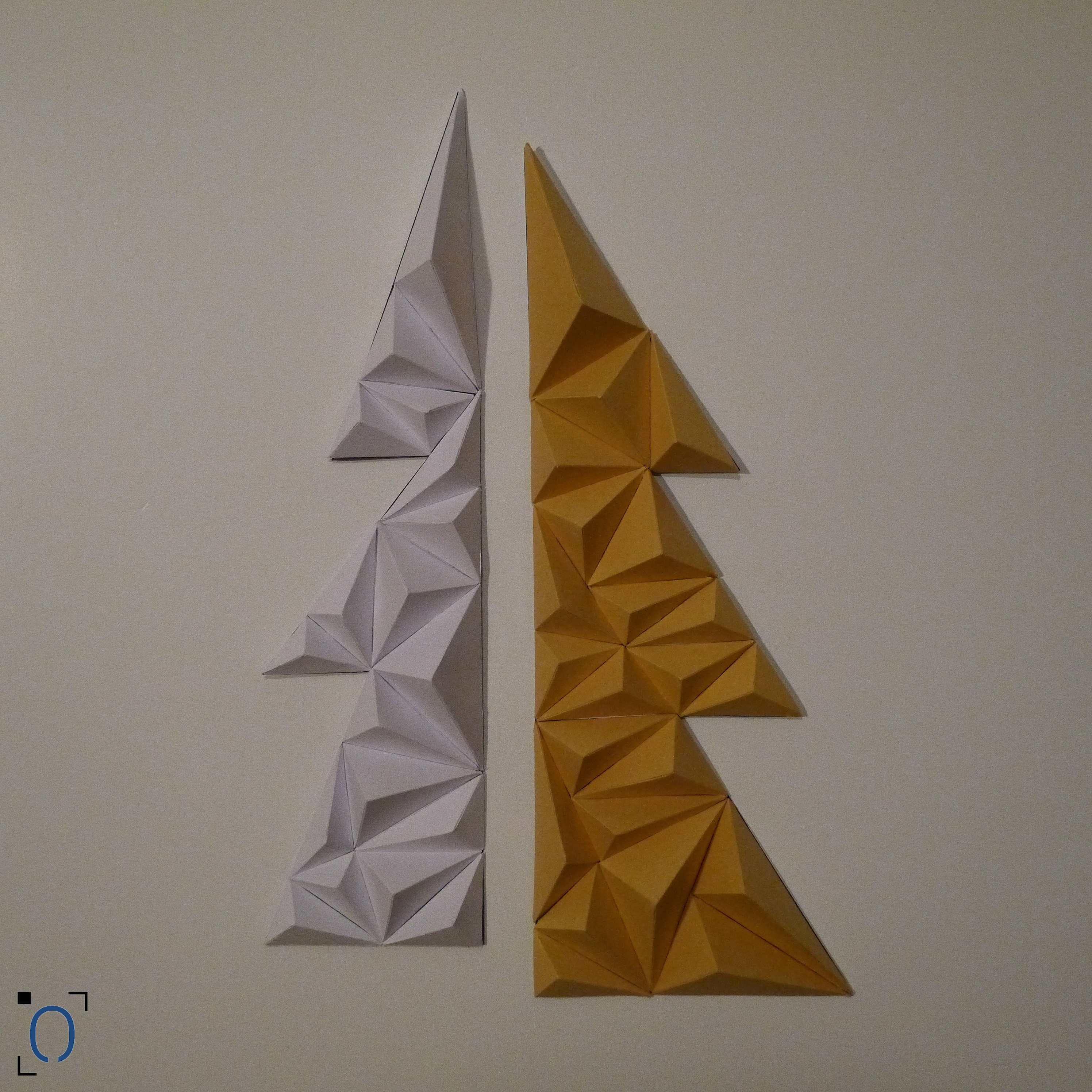Kit Papercraft, Christmas Trees S/M Size, Santa Claus, Made in France ...
