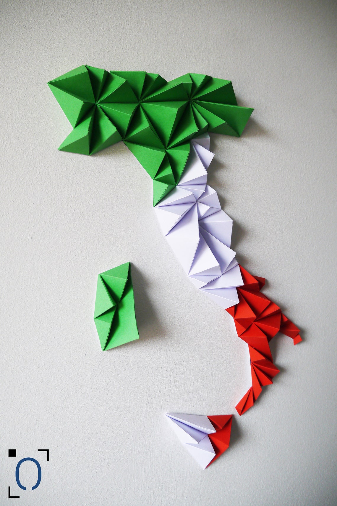 Kit Papercraft Italy 3D S/M Size Wall Decoration Made in - Etsy