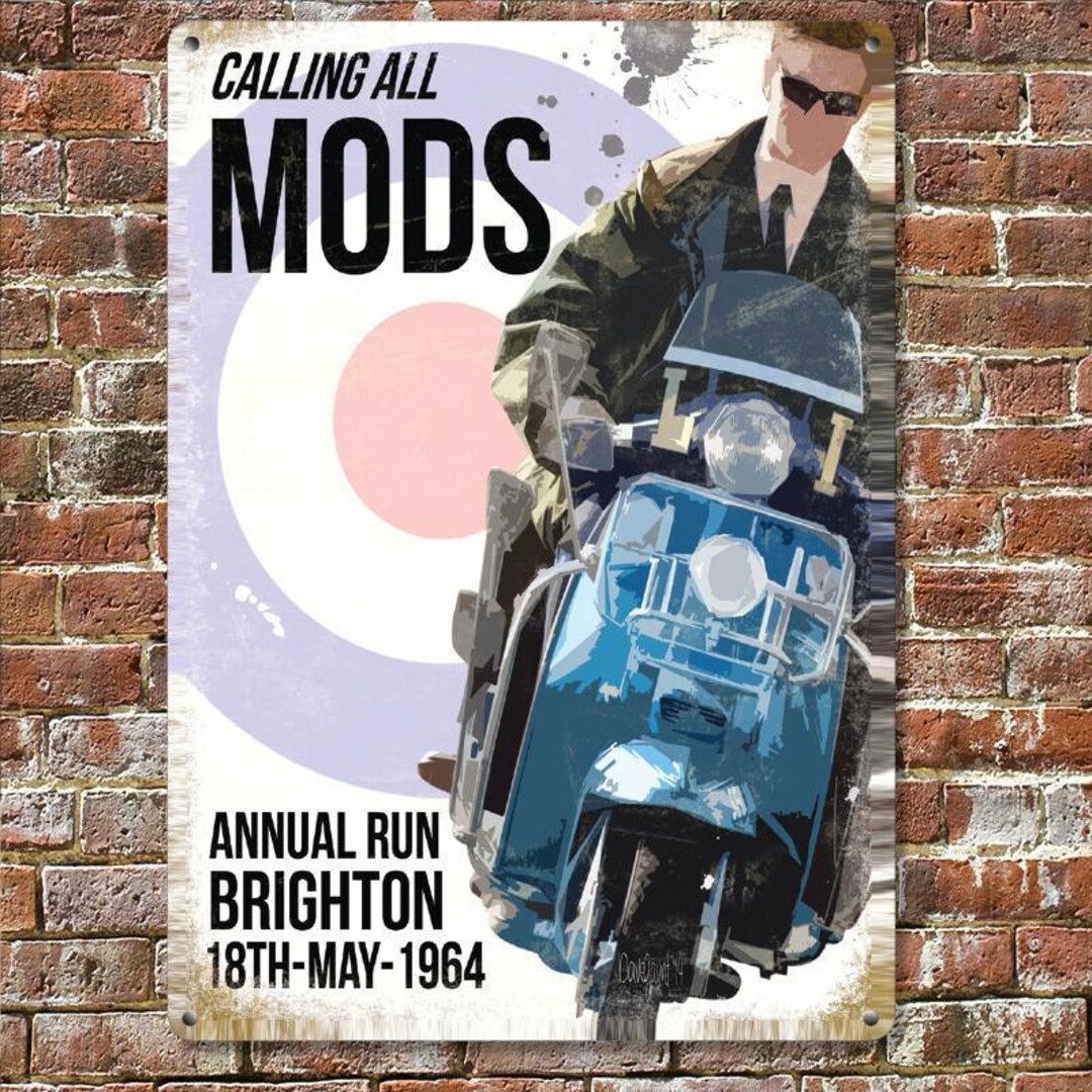 Calling All Mods, Scooter Boys, Mod Culture, Lambretta, Vespa, Metal ...