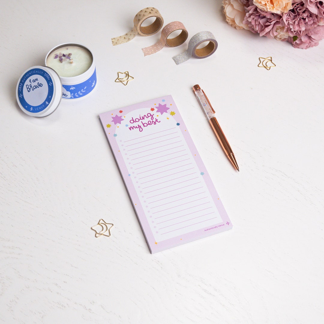 Doing My Best Notepad | to Do List | DL Notepad - Etsy