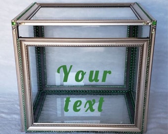 Green card box | Etsy