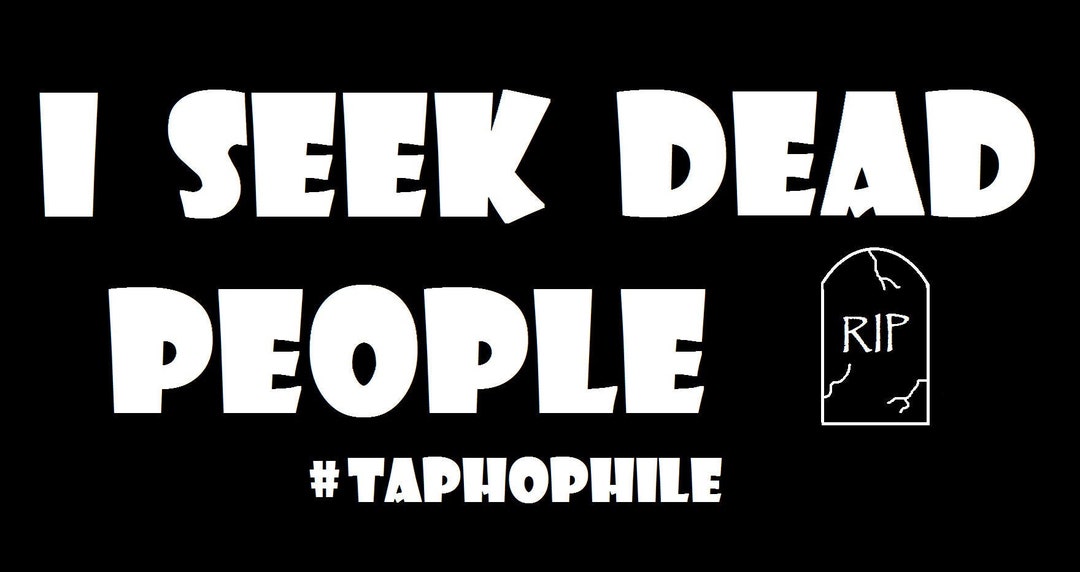 Taphophile Bumper Sticker - Etsy