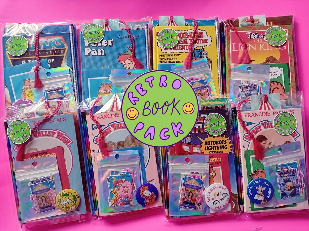 Retro Book Pack | Vintage 80s 90s Book 90s Kid Nostalgic - Etsy