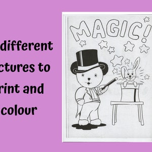 Sooty Colouring Pages Digital Printable Files (vintage 1989) 80s 90s ...