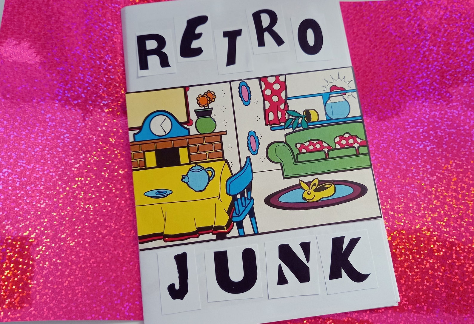Retro Junk Zine Issue 1 70s 80s 90s Vibes Aesthetic Mixed | Etsy