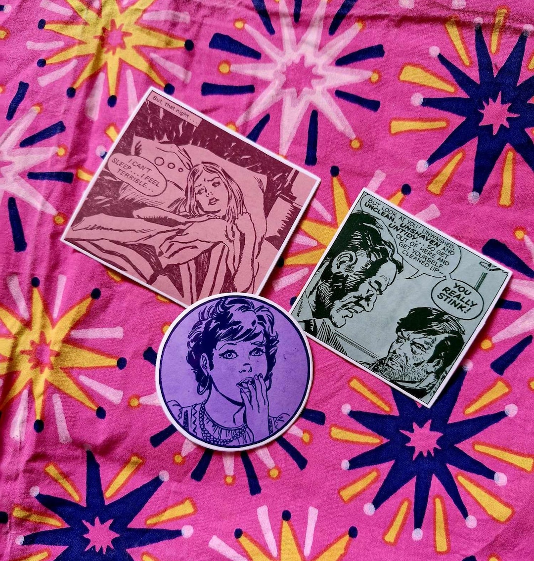 Retro Comic Vinyl Sticker Set | 80s Retro Nostalgia - Etsy