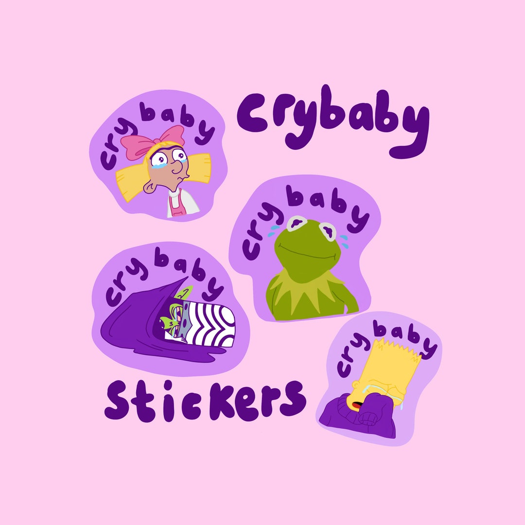 Cry Baby Sticker Pack | 90s Kid Y2K 2000s Nostalgia - Etsy