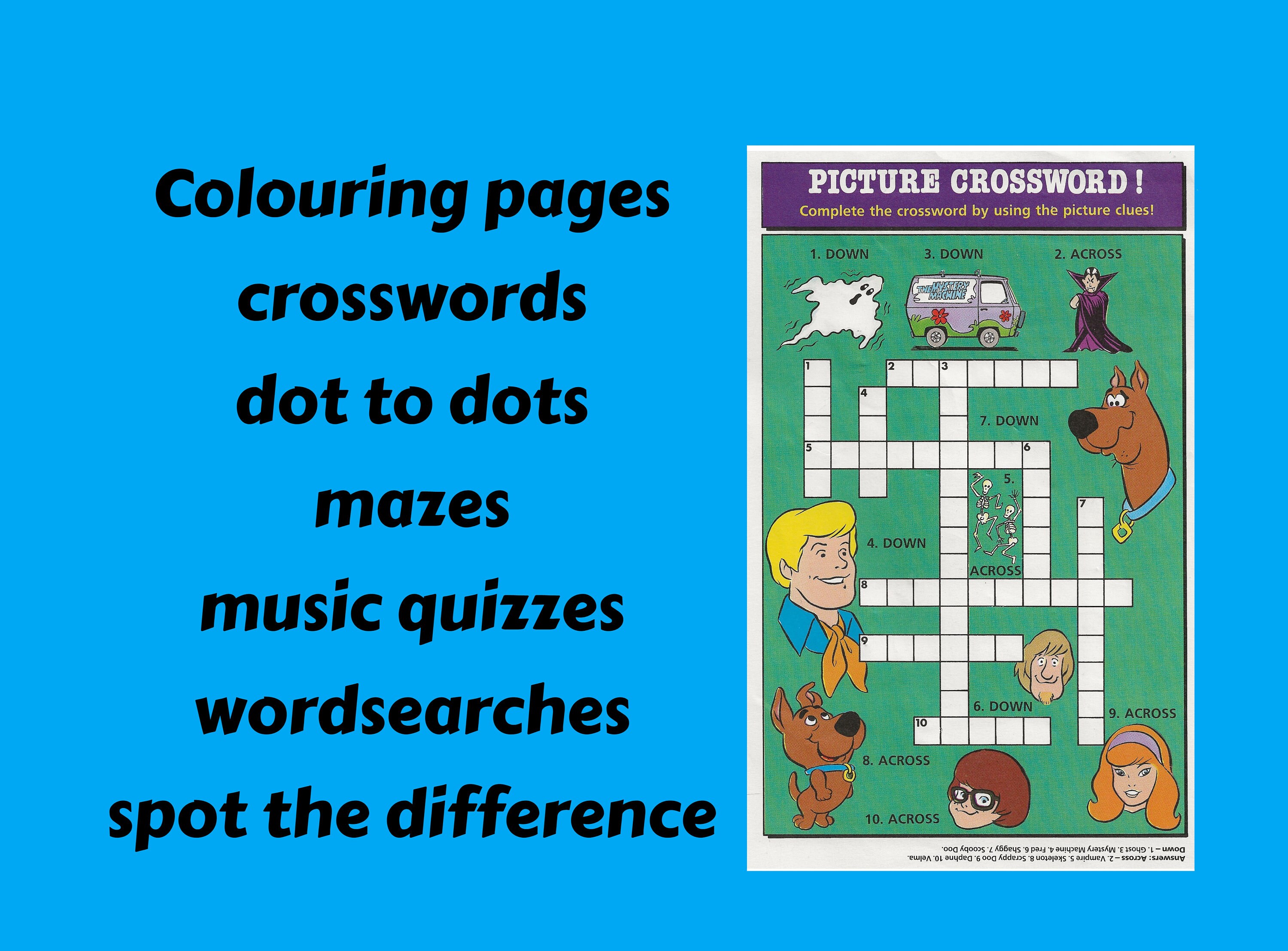80s Nostalgia Activity Sheets: Retro Puzzle Bundle (digital Download ...