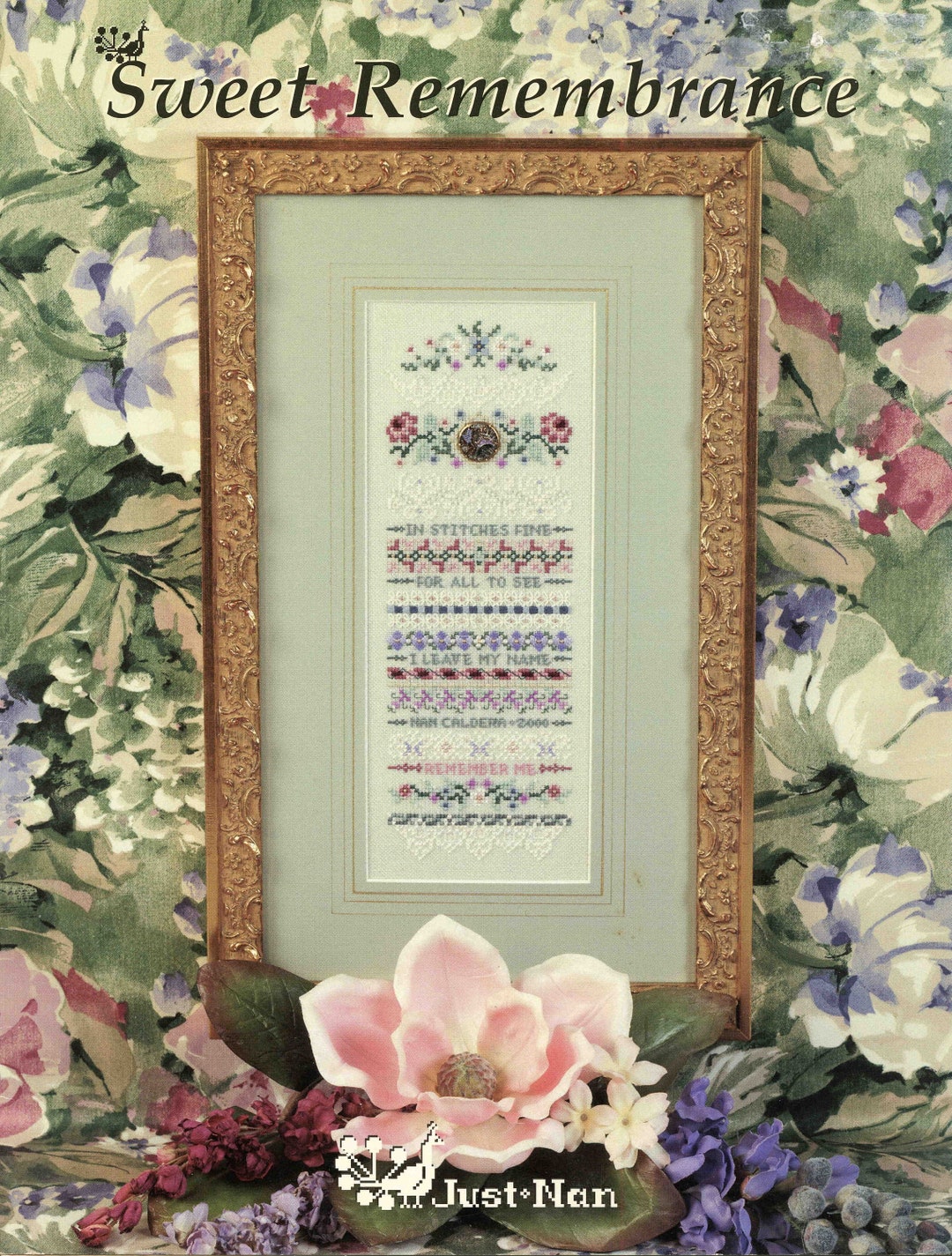 Sweet Remembrance Sampler Cross Stitch Leaflet - Etsy