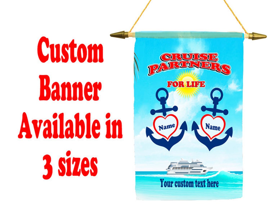 Cruise Ship Door Banner. Custom Banner Available in 3 Sizes. Show off ...
