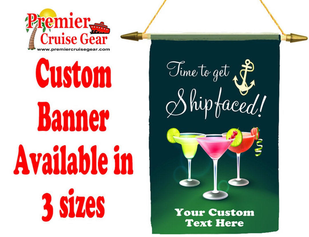 Cruise Ship Door Banner. Custom Banner Available in 3 Sizes. Show off ...
