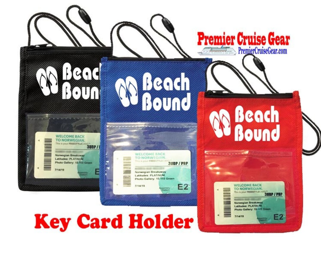 Cruise Ship Key Card Holder With Cruising/beach Decorations.keep You ...