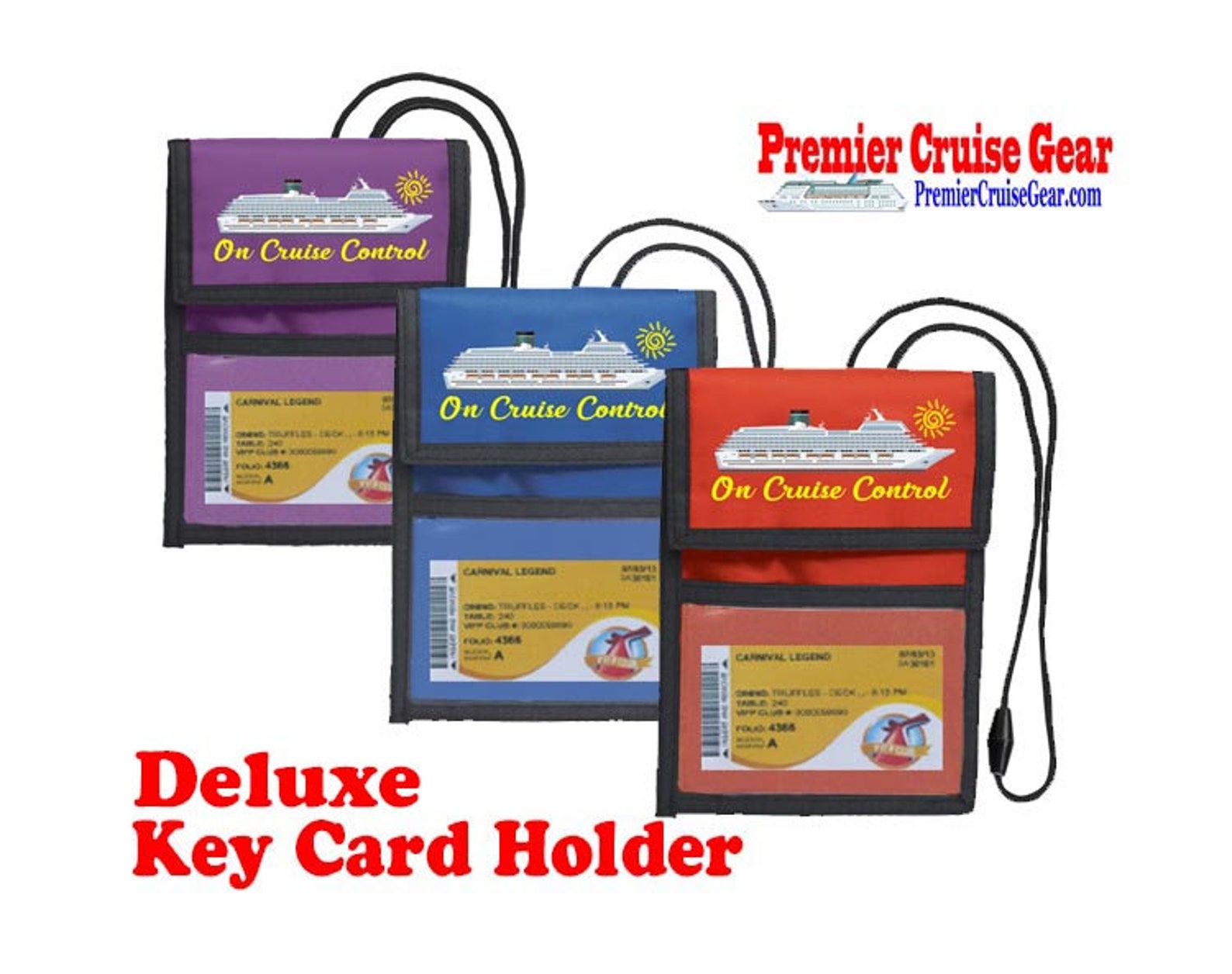 Cruise Ship Key Card Holder With Cruising/beach Decorations. Deluxe ...