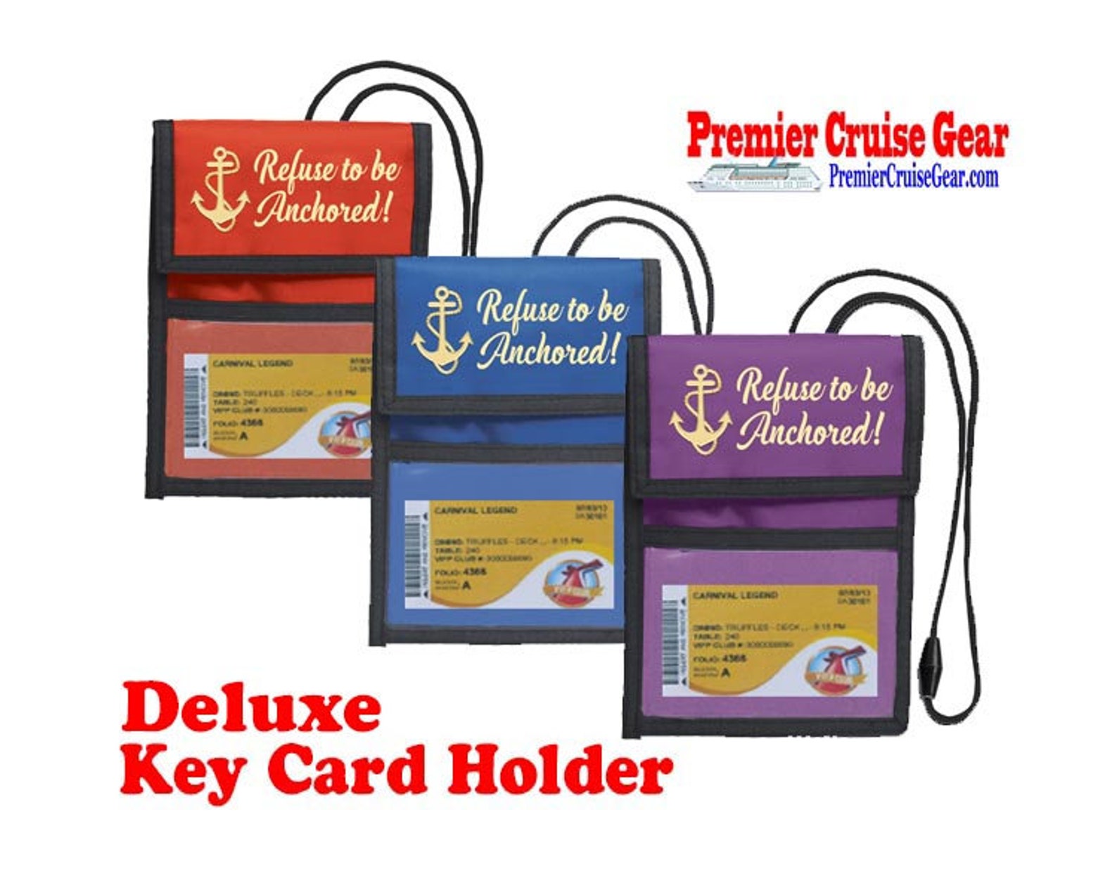 Cruise Ship Key Card Holder With Cruising/beach Decorations. Deluxe ...