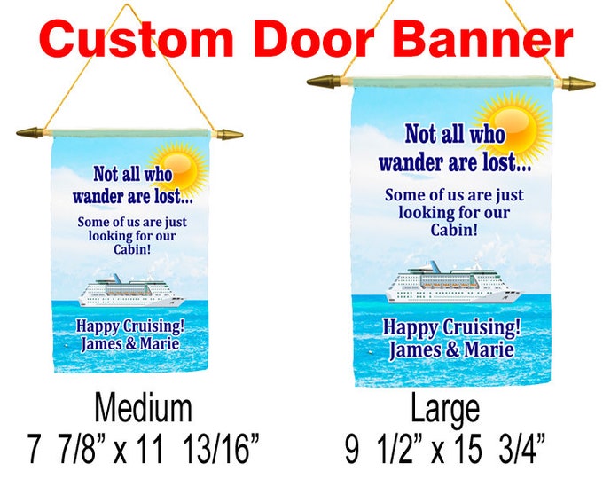 Cruise Ship Door Banner. Custom Door Banner Available in 2 - Etsy