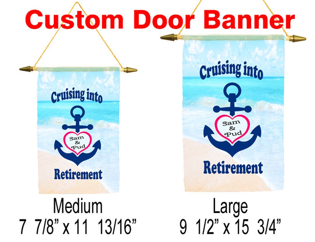 Cruise Ship Door Banner. Custom Door Banner Available in 2 Sizes ...