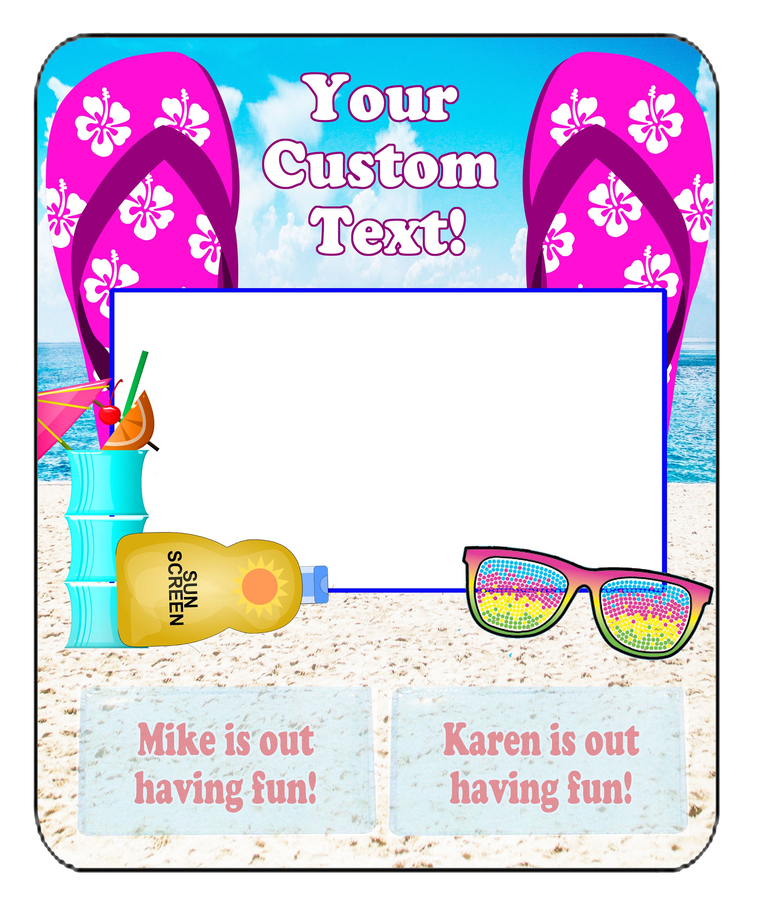 Cruise Ship Key Card Holder and Message Board Magnet. Custom - Etsy