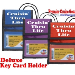 Cruise Ship Deluxe Key Card Holder With Cruising Decorations. Keep You ...
