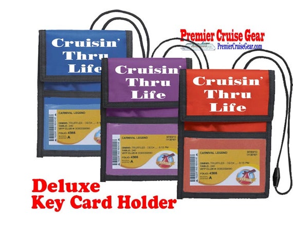 Cruise Ship Deluxe Key Card Holder With Cruising Decorations. | Etsy