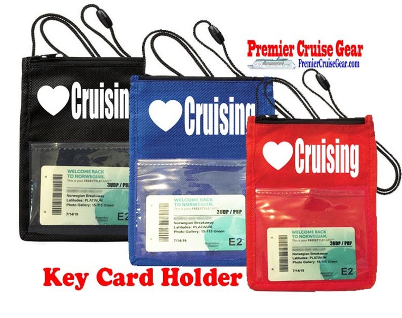 Cruise Ship Key Card Holder With Cruising/beach - Etsy