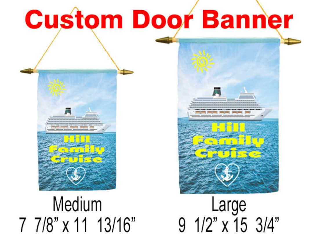 Cruise Ship Door Banner - Family Cruise Banner That Can Be Customized ...