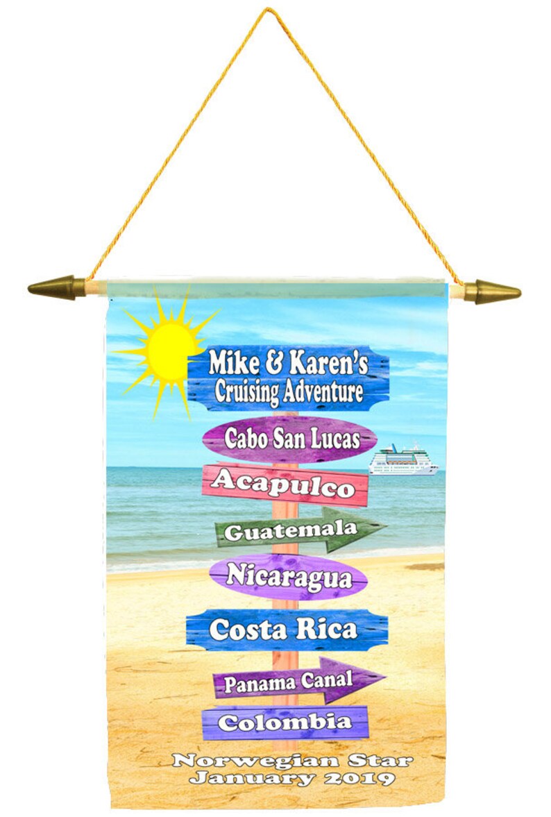 Cruise Ship Door Banner. Custom Door Banner Available in 2 - Etsy