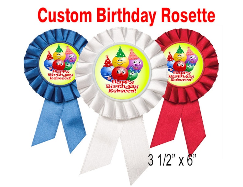 Cruising Custom Birthday Rosette. Celebrate Your Special Day During ...