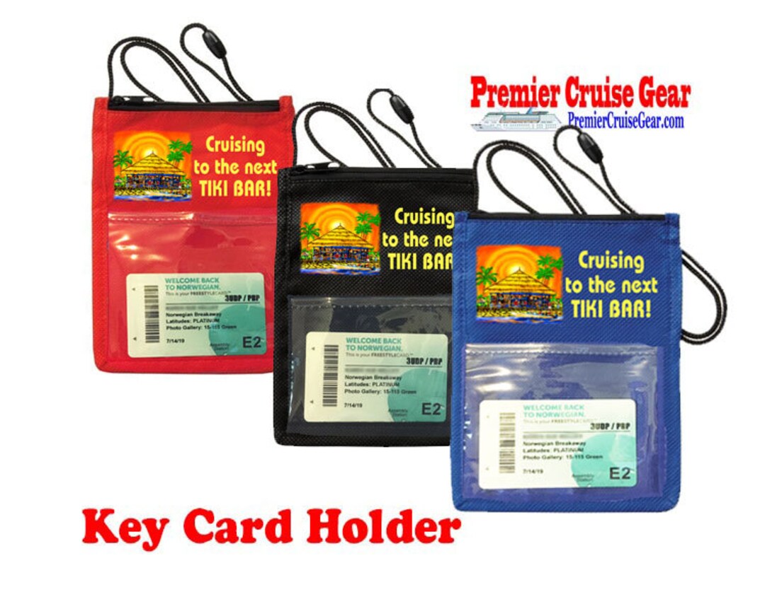 Cruise Ship Key Card Holder With Cruising/beach Decorations. Keep Your ...