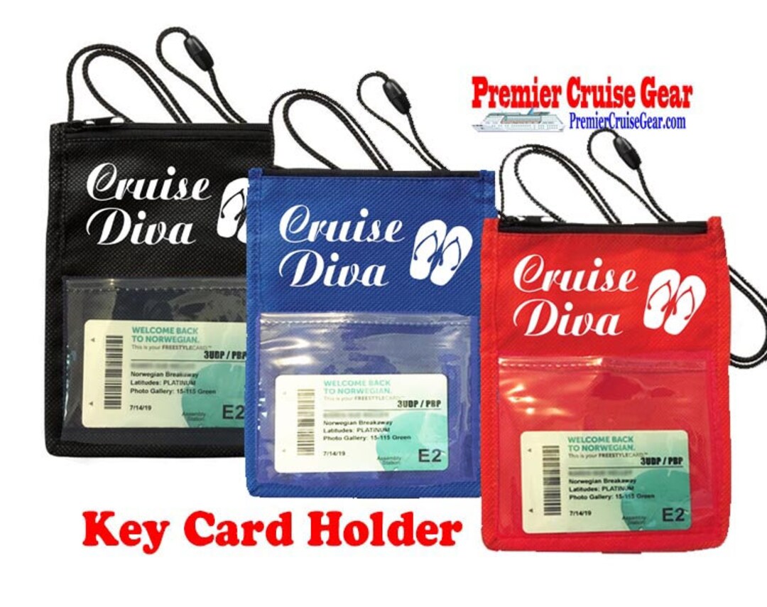 Cruise Ship Key Card Holder With Cruising/beach Decorations. Keep You ...