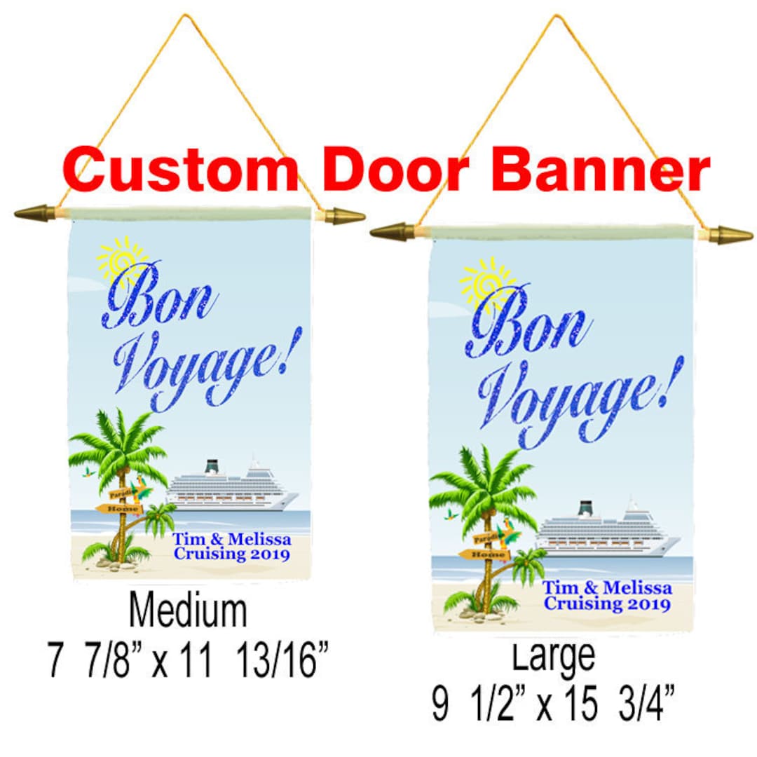 Cruise Ship Door Banner. Custom Door Banner Available in 2 Sizes ...