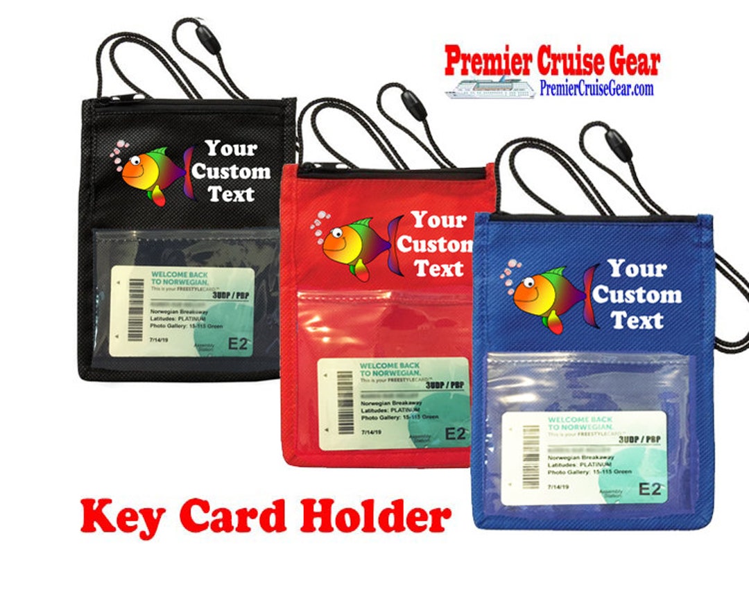 Cruise Ship Key Card Holder With Cruising/beach Decorations. Keep Your ...