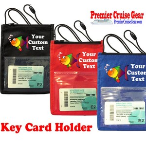 Cruise Ship Key Card Holder With Cruising/beach Decorations. Keep Your ...