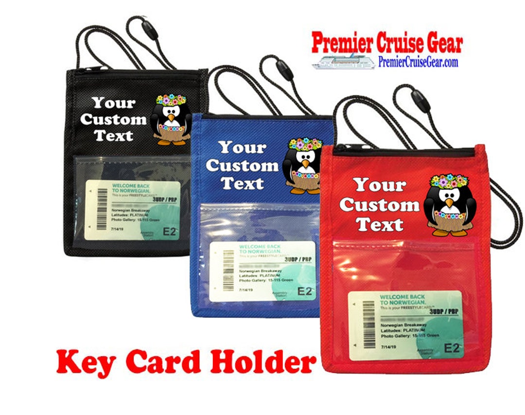 Cruise Ship Key Card Holder With Cruising/beach Decorations. Keep Your ...