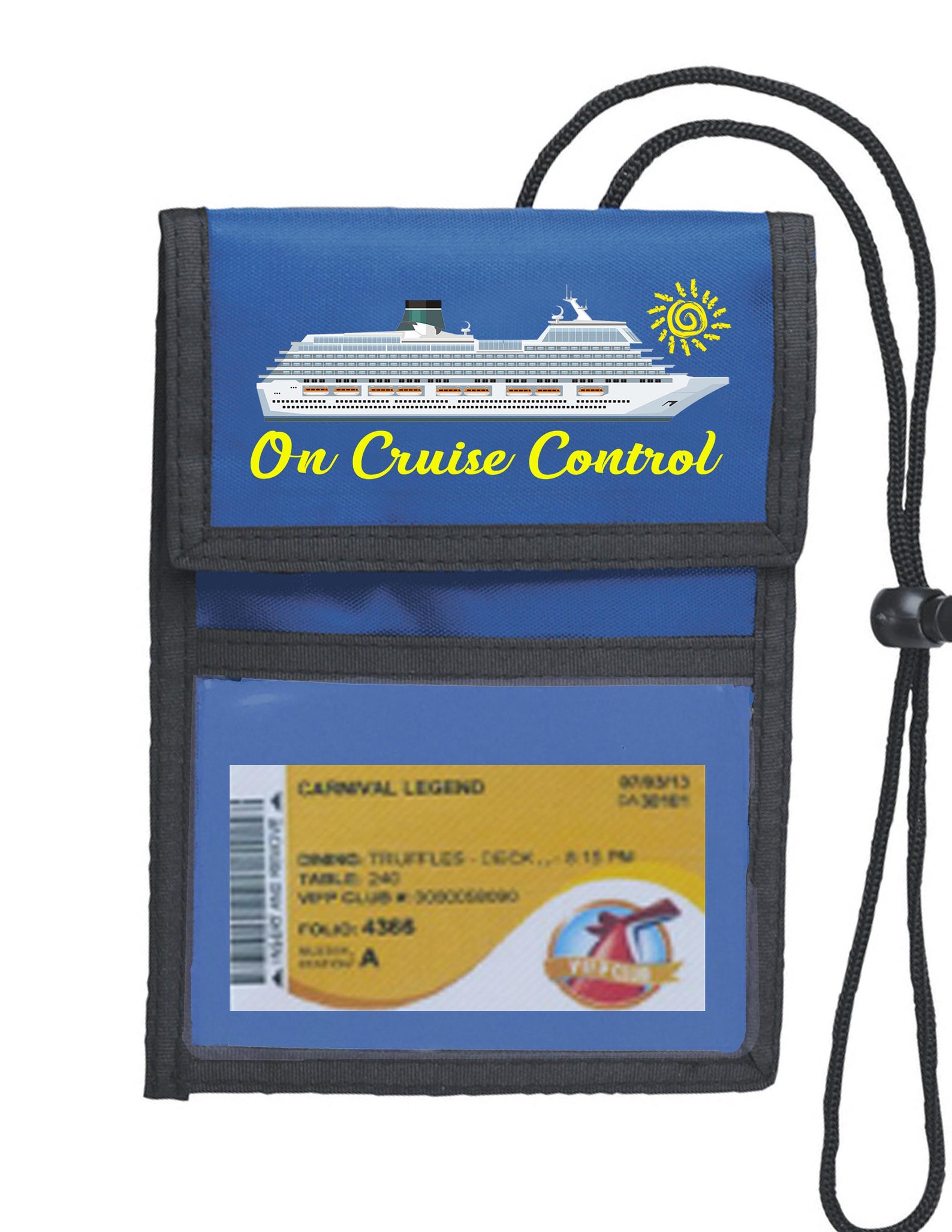 Cruise Ship Key Card Holder With Cruising/beach Decorations. Deluxe ...