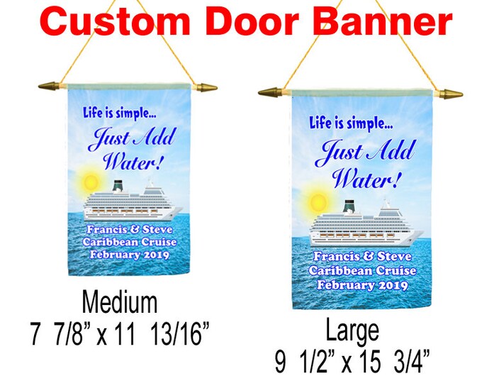 Cruise Ship Door Banner. Custom Door Banner Available in 2 - Etsy