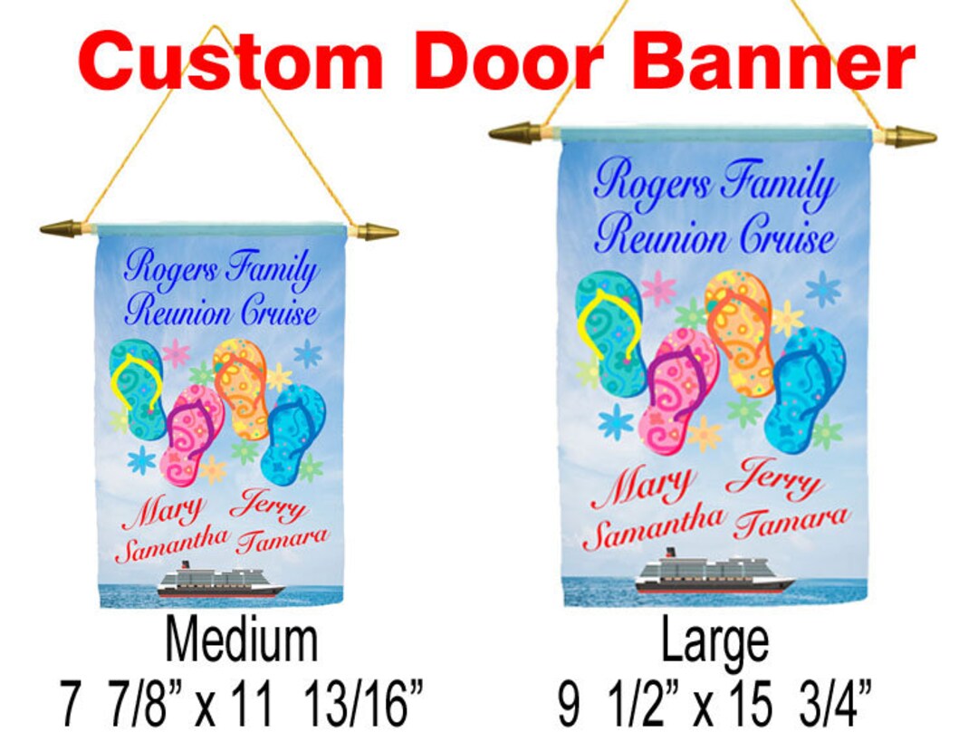 Cruise Ship Door Banner - Personalize This Banner for a Unique and ...