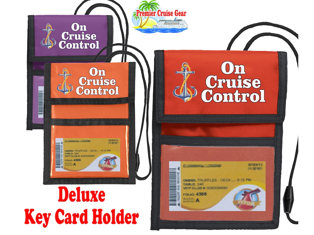 Cruise Ship Key Card Holder With Cruising/beach Decorations. Deluxe ...