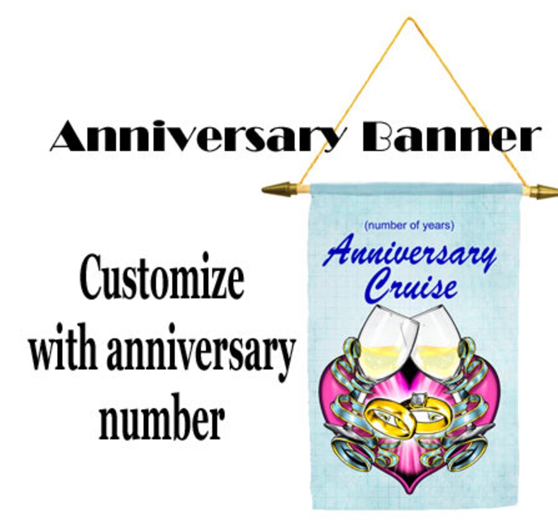 Cruise Ship Door Banner Anniversary Banner That Can Be - Etsy