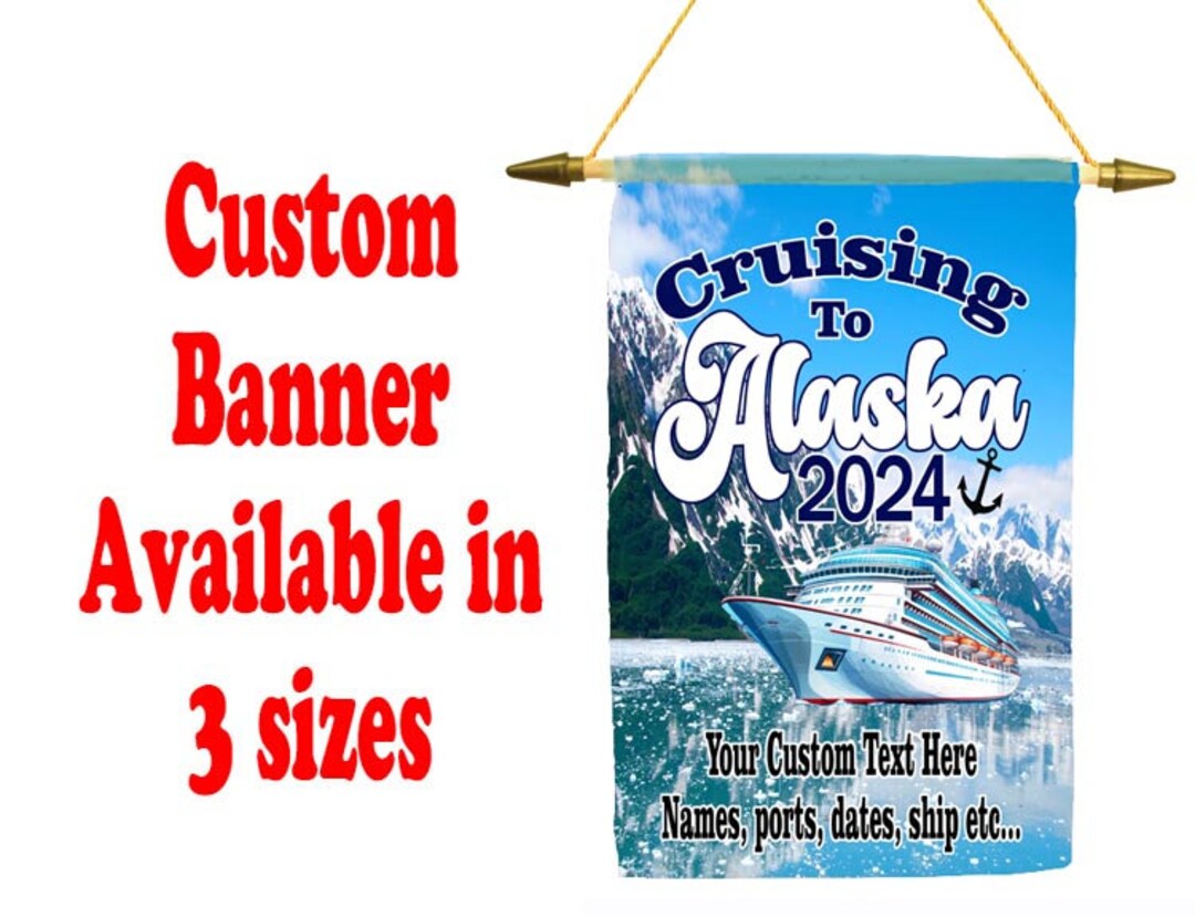Cruise Ship Door Banner. Custom Banner Available in 3 Sizes. Show off ...
