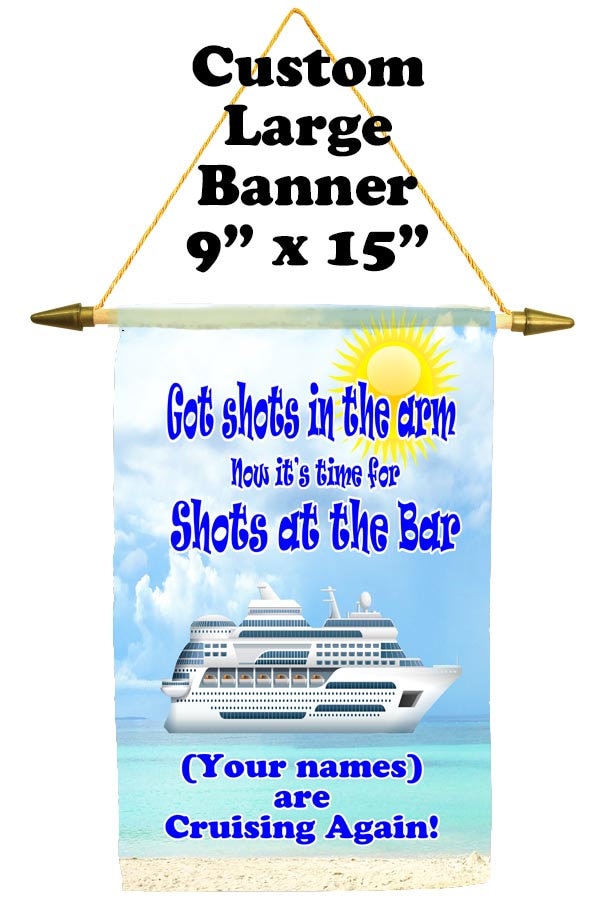 Cruise Ship Door Banner. Custom Banner Available in 3 Sizes. Show off ...